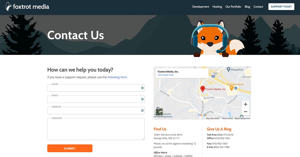 Contact Us | Foxtrot Media, Inc.